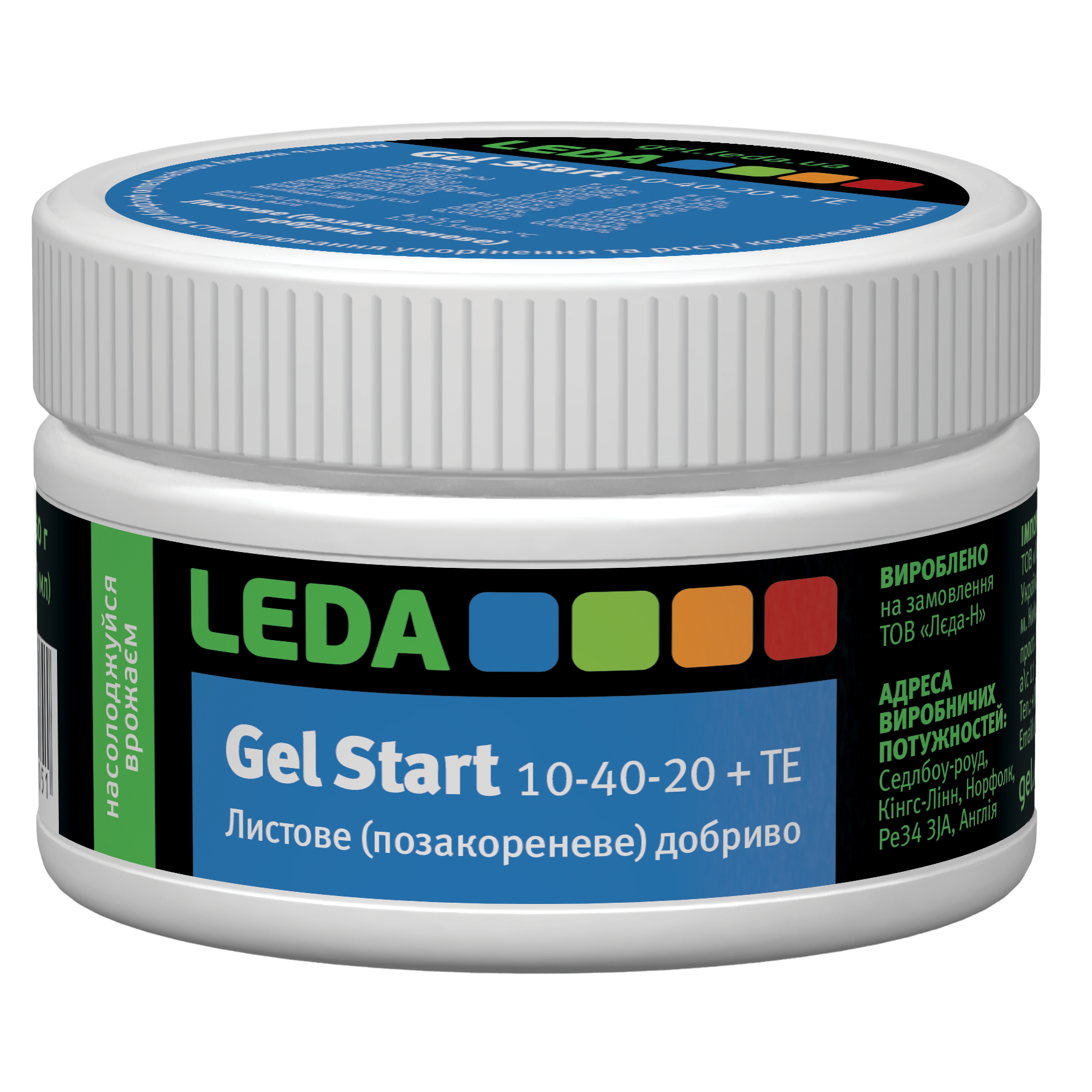 Leda Gel Start 10-40-20 + ТЕ (100 мл), гелевое удобрение для развития сильной корневой системы ...